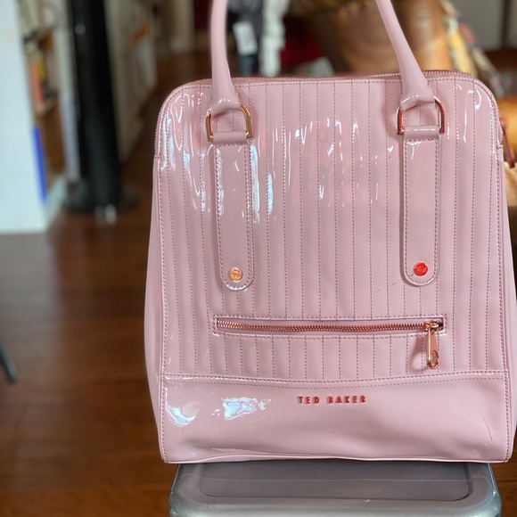Ted Baker | Bags | Ted Baker Pink And Rose Gold Bag | Poshmark